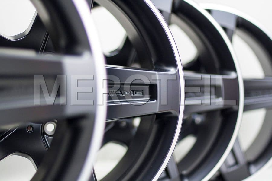 G Wagon AMG Rims Alloy Black Matte 19 Inch Genuine Mercedes AMG ...