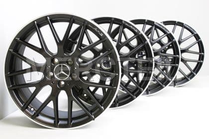 A-Class CLA-Class A45 AMG Black Matte Alloy Rims R19 Genuine Mercedes ...