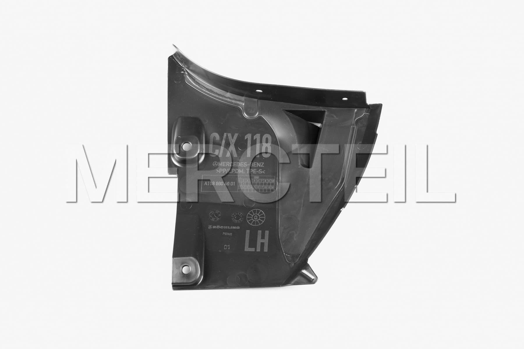 Buy the spare part Mercedes-Benz A1186904901 cover wheel arch