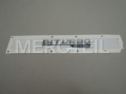 Buy the spare part Mercedes-Benz A2058172601 model plate