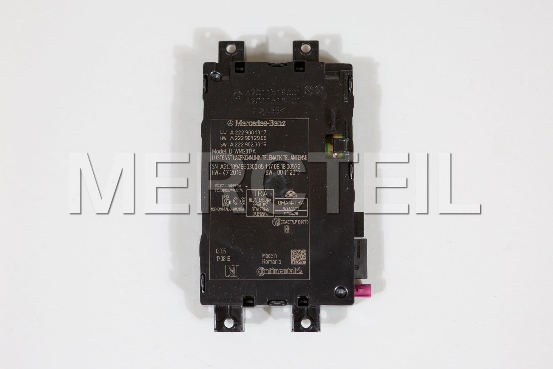 Buy the spare part Mercedes-Benz A2229001317 control unit complete
