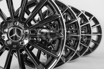AMG A-Class Night Edition Alloy Wheels Black Glossy 177 Genuine ...