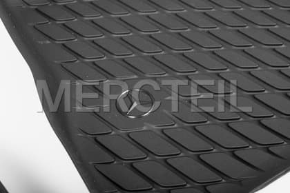 All Season Front Rubber Footwell Mould Floor Mat Set A-Class LHD ...