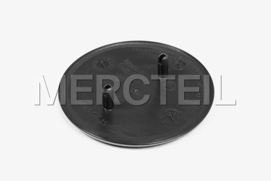 AMG Affalterbach Emblem Dark Chrome Front Bumper Hood Sign Genuine ...
