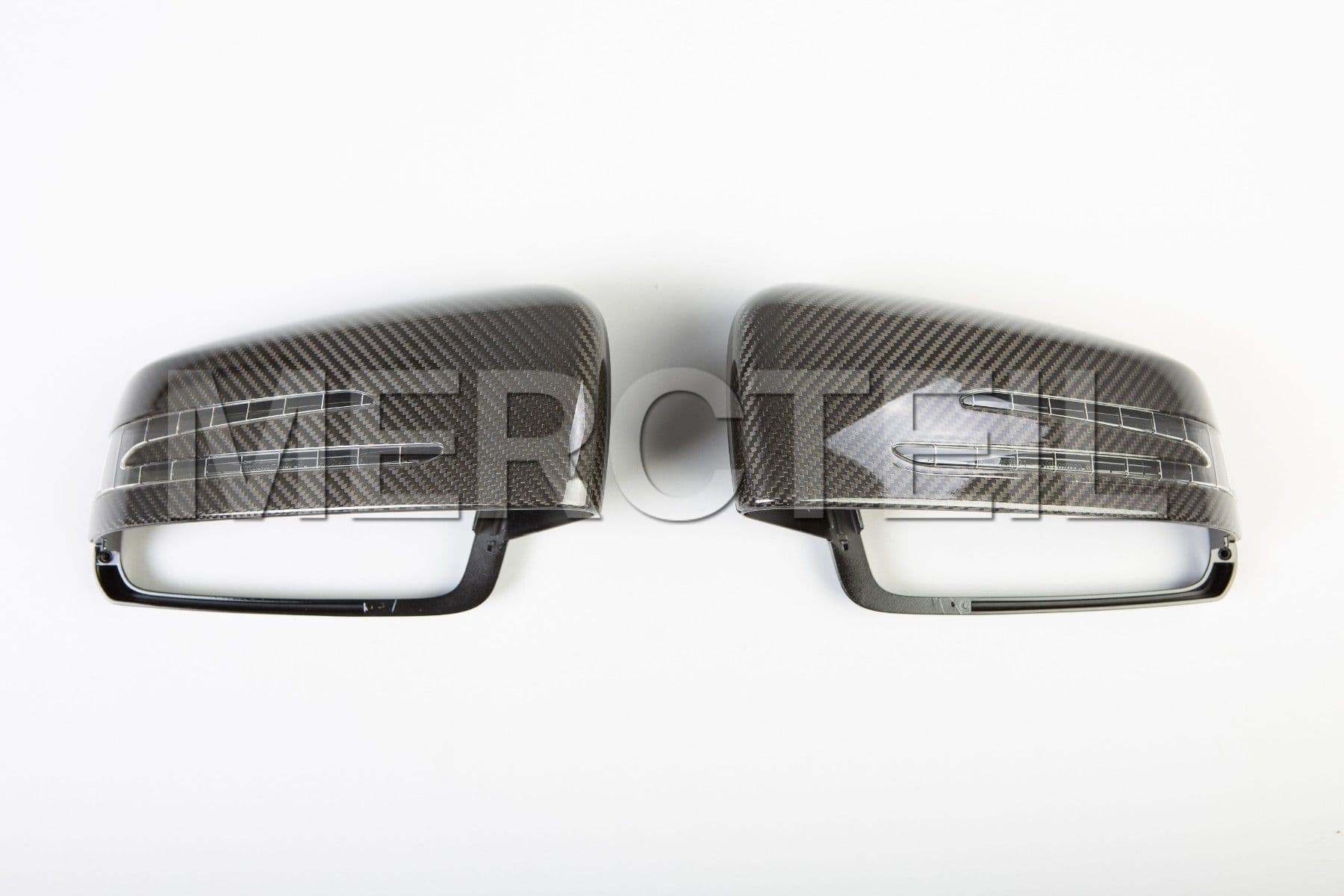 Spiegel Verkleidungen Carbon Glaenzend Original Mercedes AMG