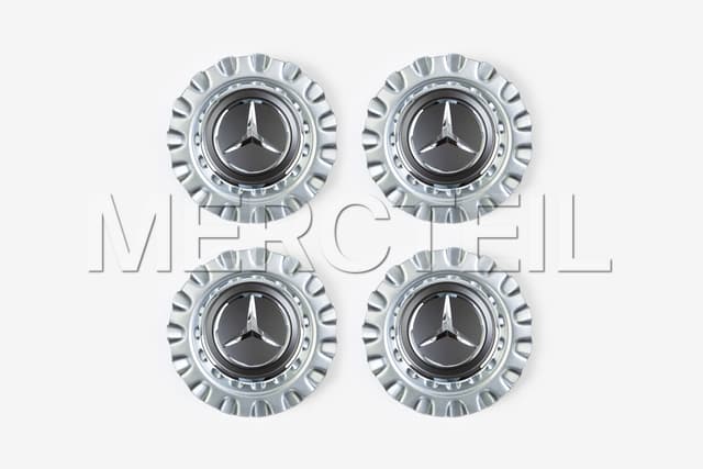 AMG Black Center Hubcaps Genuine Mercedes-AMG A00040032009283 ...