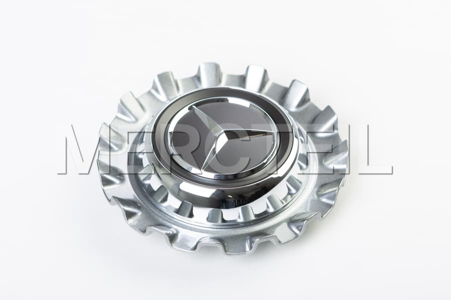 AMG Center Hub Cover Caps Titanium Gray Matte Genuine Mercedes-AMG ...