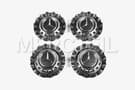 AMG Black Center Hubcaps Genuine Mercedes-AMG A00040032009283 ...