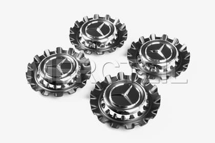 AMG Black Center Hubcaps Genuine Mercedes-AMG A00040032009283 ...