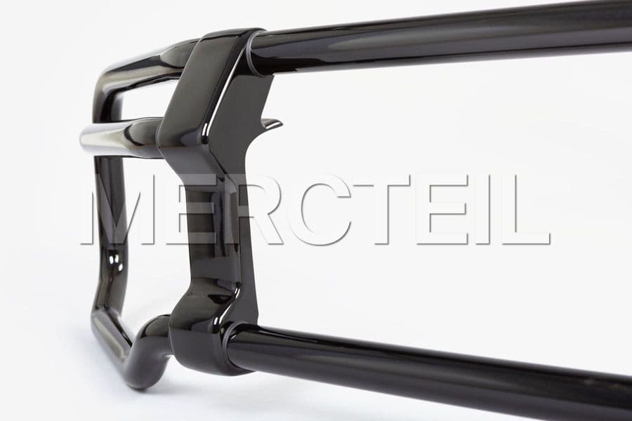 G-Class G63 AMG Black Polished Brush Guard 463A 464 Genuine Mercedes ...