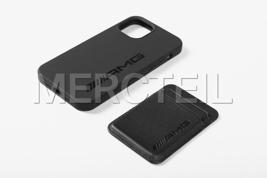 Iphone 12 Pro AMG Black Case with Credit Card Holder Genuine Mercedes ...