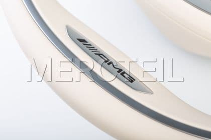 S-Class AMG Leather Beige Steering Wheel W222 V222 Genuine Mercedes-AMG ...