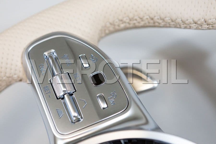 Mercedes AMG Steering Wheel Performance Beige Nappa Leather Genuine ...