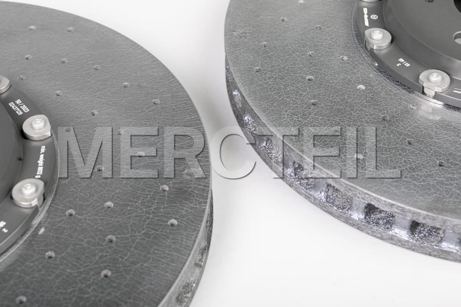 AMG S63 Ceramic Braking System Front Brake Disc Set W223V223 Genuine ...