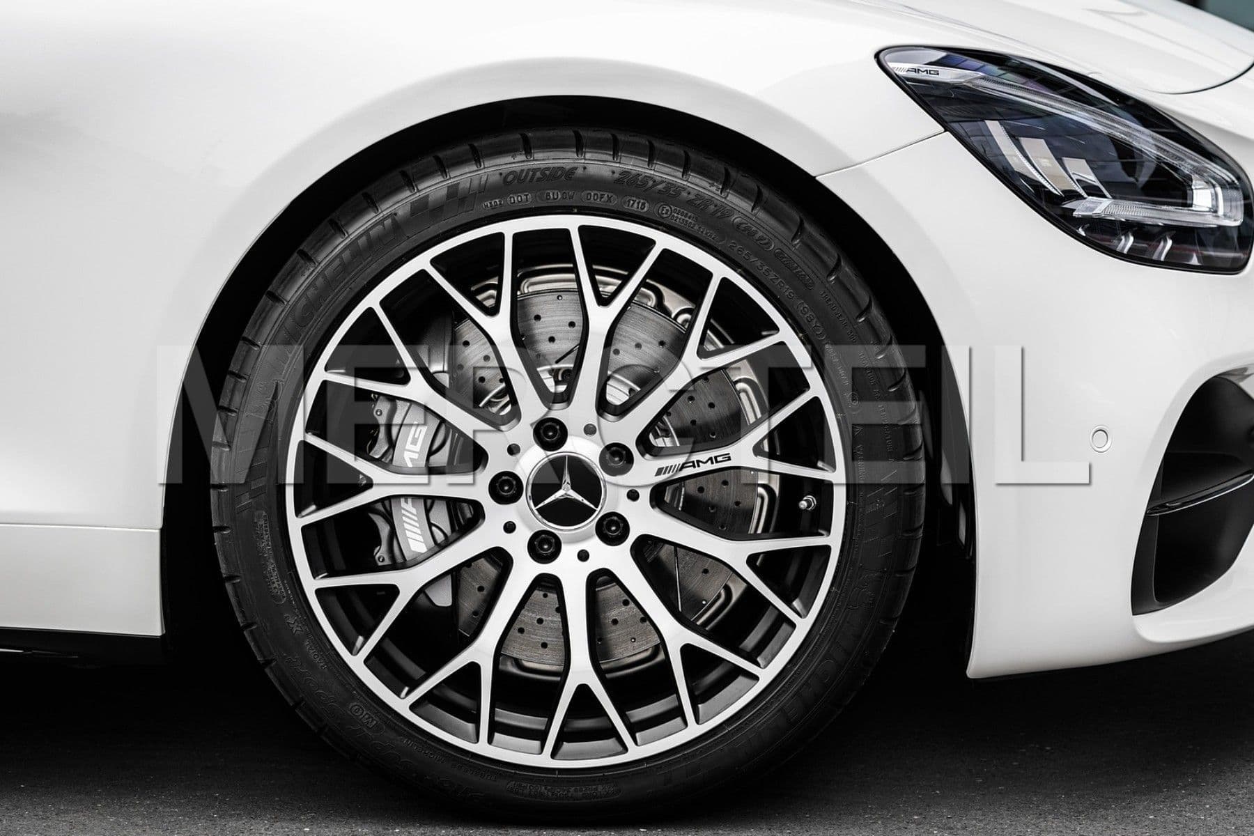 AMG Set of Matte Multi Spoke Wheels for AMG GT