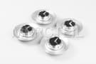AMG Center Wheel Hubcaps Silver Black Matte Genuine Mercedes-AMG ...