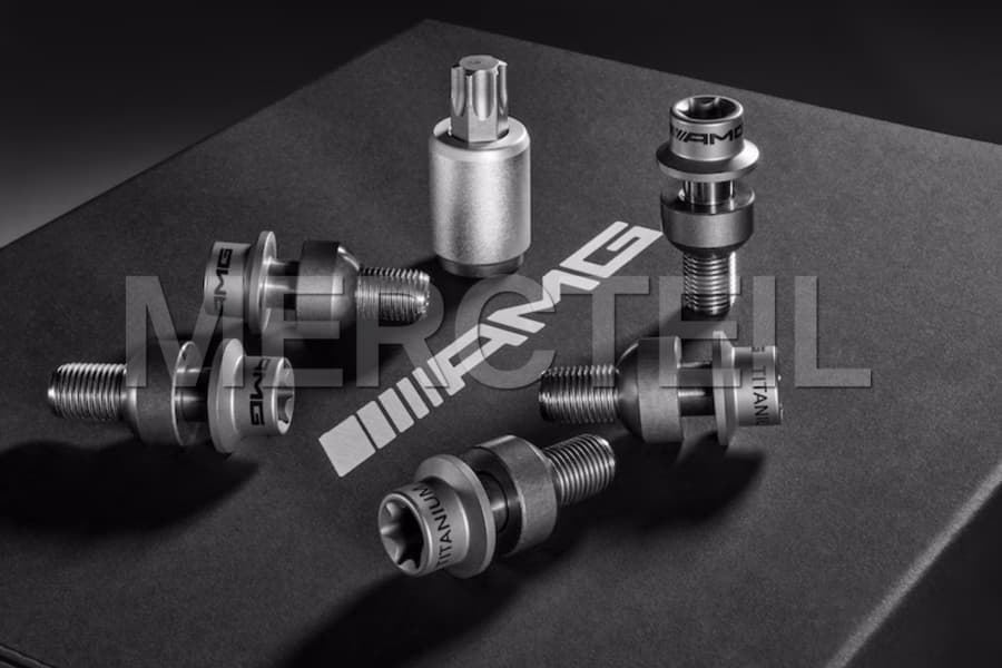 AMG Titanium Wheel Studs Kit Genuine Mercedes-AMG B66030024