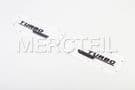 AMG Turbo 4Matic Black Lettering Nameplate Fenders Stickers Genuine ...