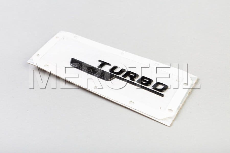 AMG Turbo 4Matic Black Lettering Nameplate Fenders Stickers Genuine ...