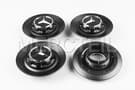 AMG Black Wheel Hubcaps Genuine Mercedes AMG A00040022009283