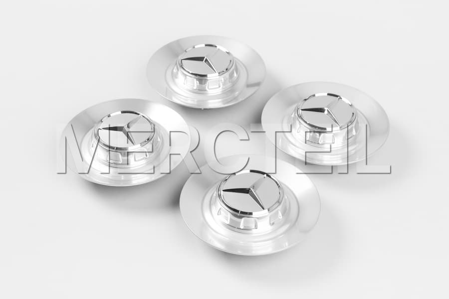 GLE Class AMG Wheel Center Caps Silver Genuine Mercedes-AMG ...