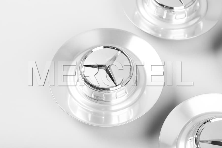 GLE Class AMG Wheel Center Caps Silver Genuine Mercedes-AMG ...