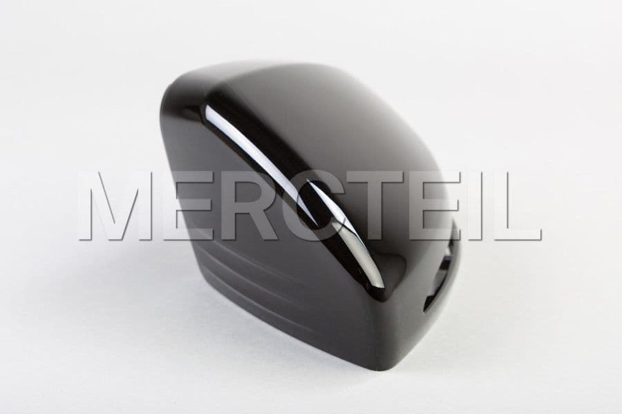Mirror Shells Covers Colored Black Glossy Genuine Mercedes-Benz