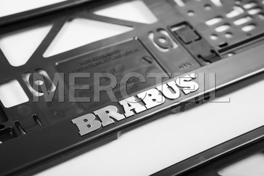 BRABUS License Plate Holder Set for Front and Back Genuine BRABUS 900 ...