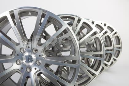 BRABUS Monoblock R Wheels Liquid Titanium 22 Inch Genuine BRABUS R12 ...