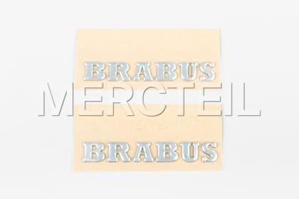 BRABUS Side Logo Lettering Chrome Fenders Stickers Genuine BRABUS 219 ...