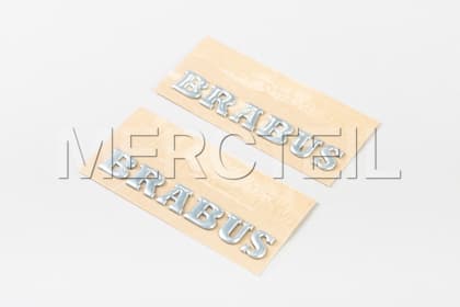 BRABUS Side Logo Lettering Chrome Fenders Stickers Genuine BRABUS 219 ...