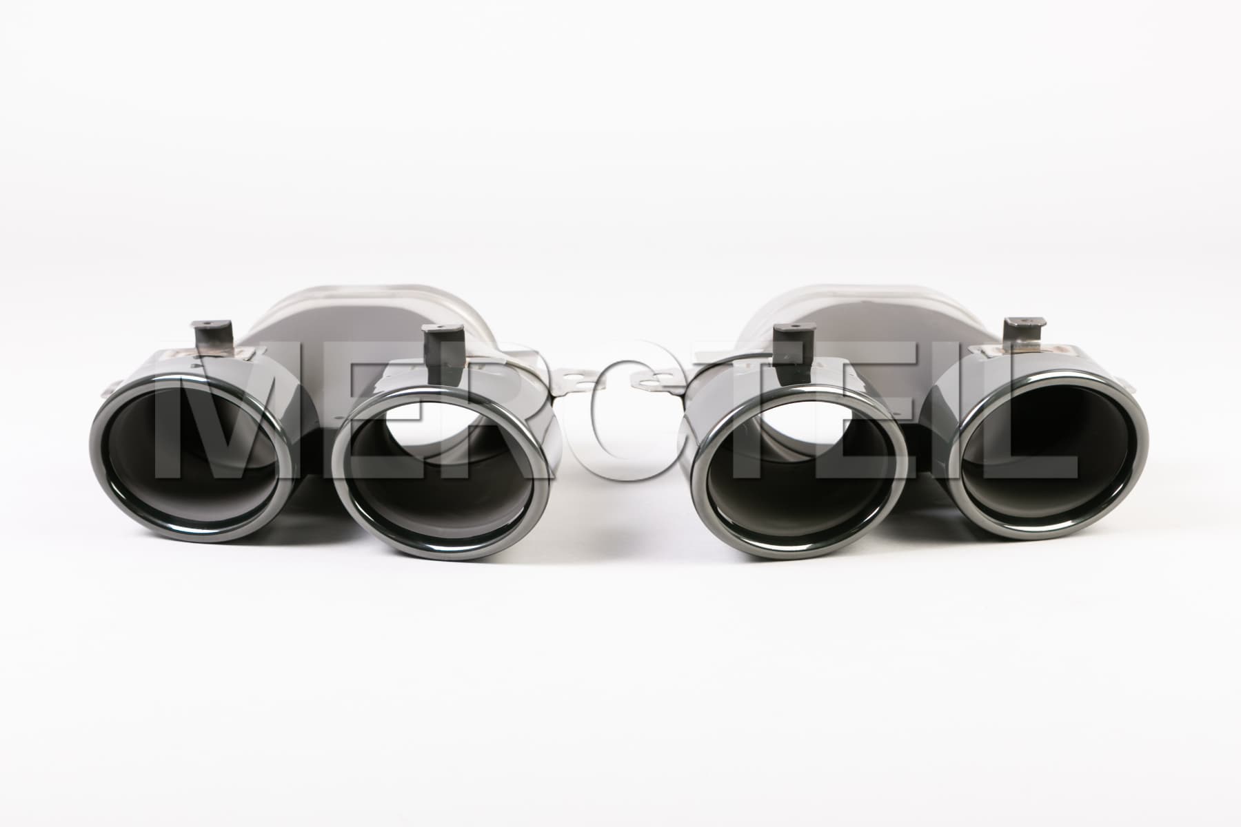 C43 AMG Exhaust Tips Tail Pipes Colored in Black W205 W206 Genuine ...