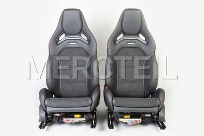 C63 AMG Performance Seats White Black LHD Genuine Mercedes AMG