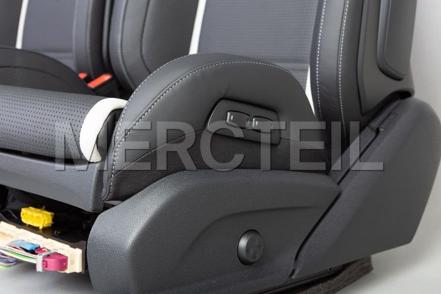 C63 AMG Performance Seats White Black LHD Genuine Mercedes AMG