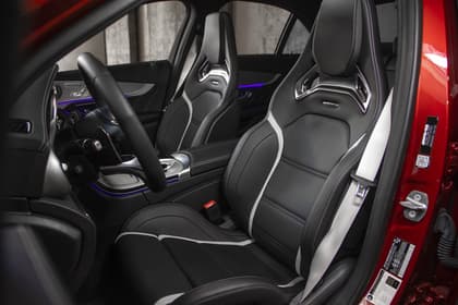 C63 AMG Performance Seats White Black LHD Genuine Mercedes AMG