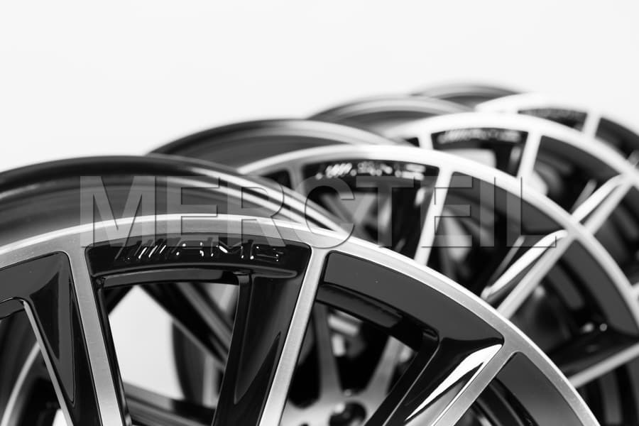 C-Class AMG Multispoke Alloy Wheels Set Black R19 Genuine Mercedes-AMG ...