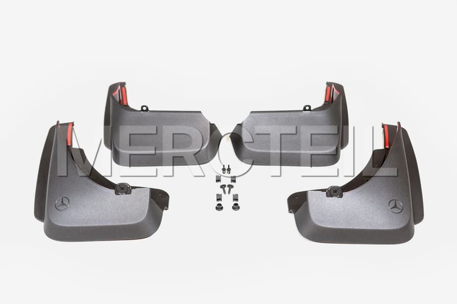 Mud Flaps Kit C Class sedan W206 estate S206 Genuine Mercedes Benz ...