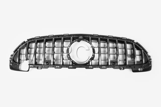C43 AMGC-Class Dark Chrome Panamericana Radiator Grille Conversion Kit ...
