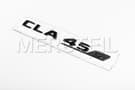 AMG CLA 45s Model Logo Decal Colored in Black 118 Genuine Mercedes AMG ...