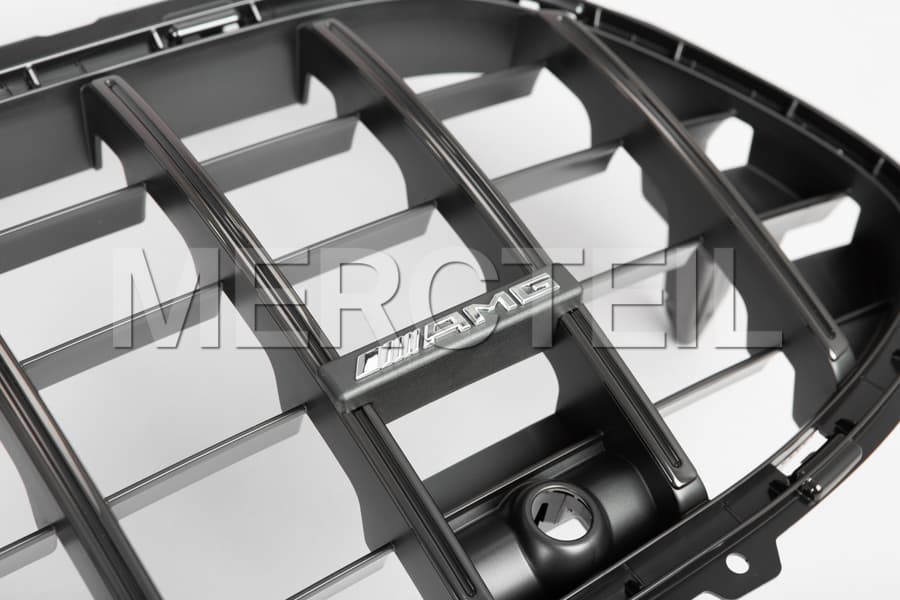 45 AMG Dark Chrome Panamericana Grille 177 118 Genuine Mercedes-AMG ...