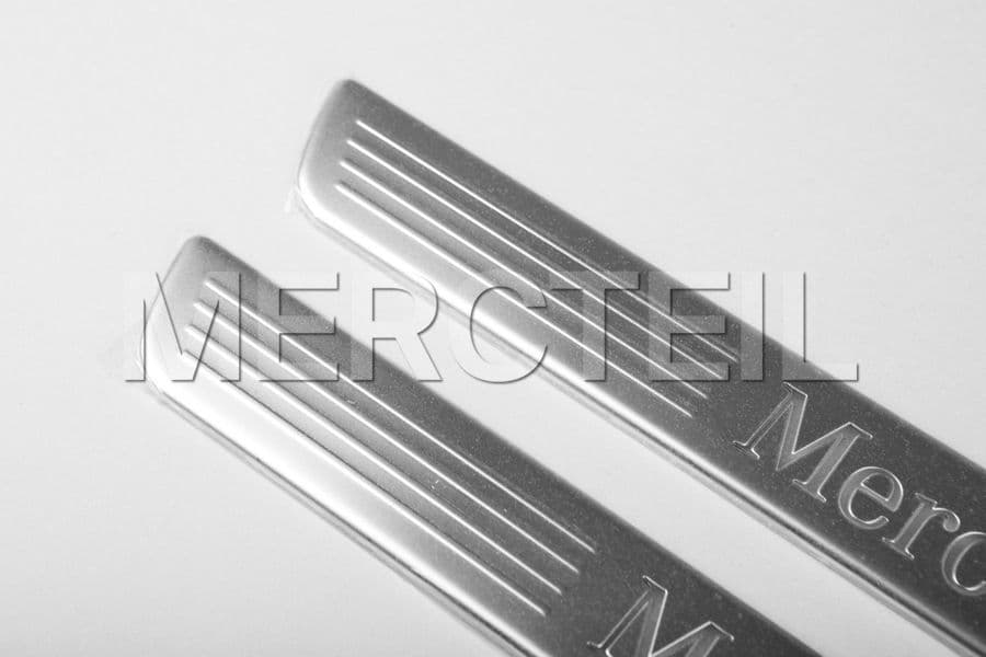 Illuminated Door Sills Exchangeable Covers Genuine Mercedes-Benz ...