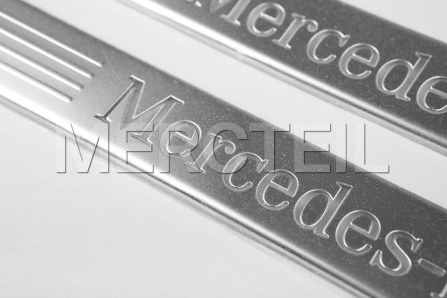 Illuminated Door Sills Exchangeable Covers Genuine Mercedes-Benz ...