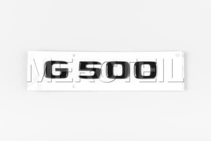 Mercedes G500 Black Logo Adhesive Label W463A W465 Genuine Mercedes ...
