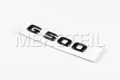 Mercedes G500 Black Logo Adhesive Label W463A W465 Genuine Mercedes ...