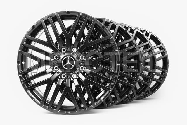 G63 AMG 4x4 5 Double Spoke Forged Wheels Set 22 Inch W463A Genuine ...