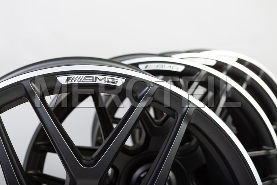 G63 AMG Black Matte Rims R22 G-Class W465 Genuine Mercedes G63 AMG Black Matte Rims R22 G-Class W465 Genuine Mercedes