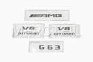 G-Class G63 AMG Decal Kit Genuine Mercedes-AMG A4638172300 A4638172500 ...