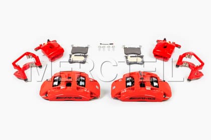 G63 AMG Red Brake Calipers Conversion Kit W465 Genuine Mercedes-AMG