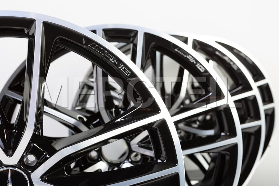 AMG G-Class R20 Alloy Rims Set 5 Double-Spoke Black 463A Genuine ...