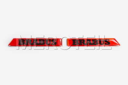 BRABUS G-Class Logo Red Black Fender Badge Emblems Kit W463A W465 ...